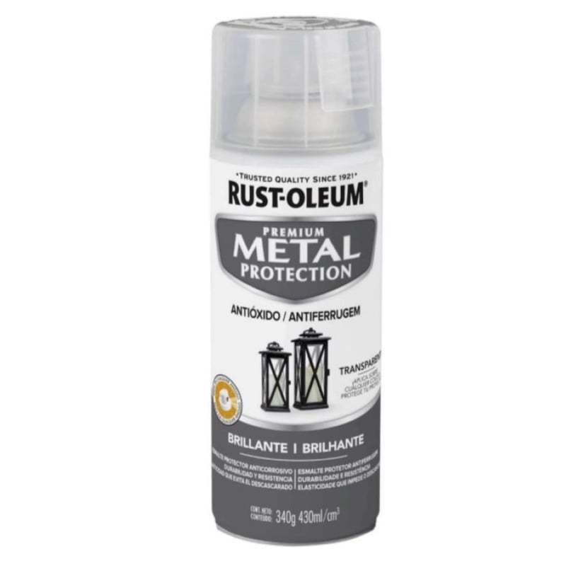 RUST OLEUM Spray Aerosol Metal Brillante Transparente Rust Oleum ...