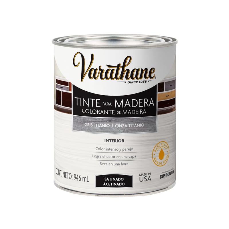 RUST OLEUM Tinte para Madera Gris Titanio | falabella.com