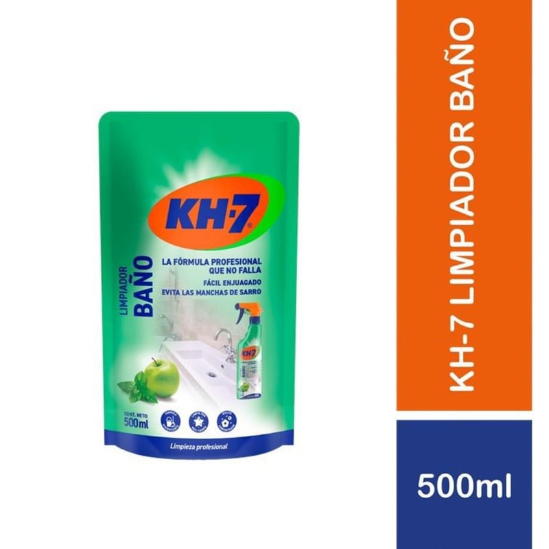 KH 7 Limpiador De Baños Desinfectante 500ml Doy Pack Kh-7 | falabella.com