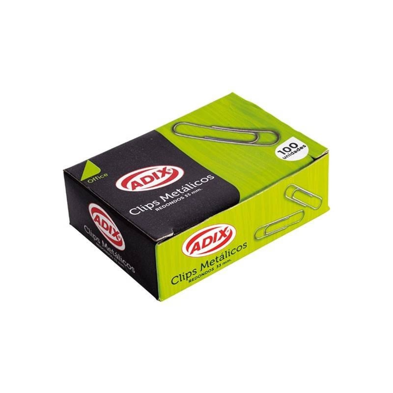 ADIX Clip Metal 33mm Punta Rodonda 100un Adix | falabella.com