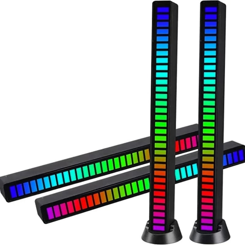 UNIVERSAL Tira Luz Led Rgb Barra Sensor Sonido Tik Tok Gamer Auto ...