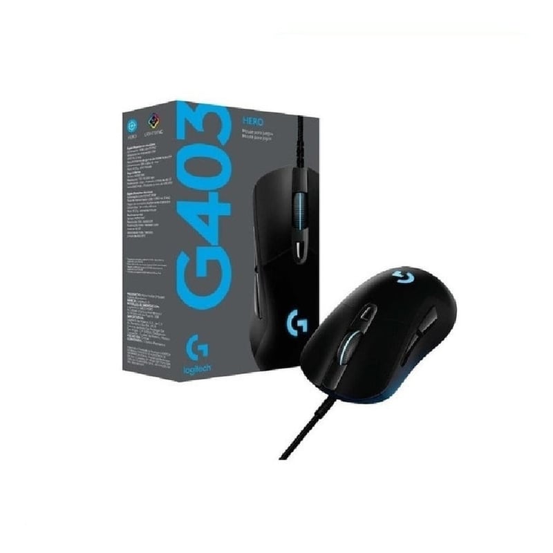 LOGITECH Mouse Gamer Logitech G403 Prodigy Rgb, On-the-fly, 12000 Dpi ...