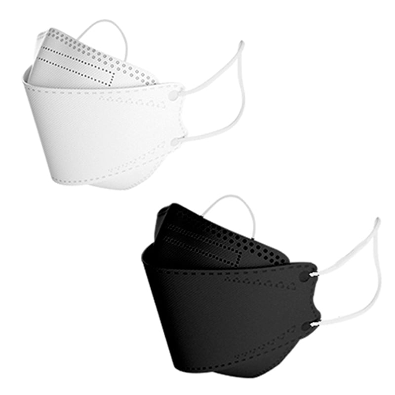 GENERICO Mascarilla K N95/ KF94 Certificadas Pack 100 Unidades Blanca ...