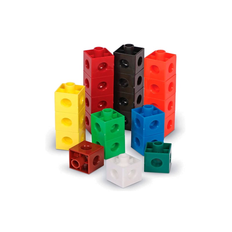 TIENDITA DE AULA EDITORES SET DE 100 CUBOS CONECTORES UNIFIX ...