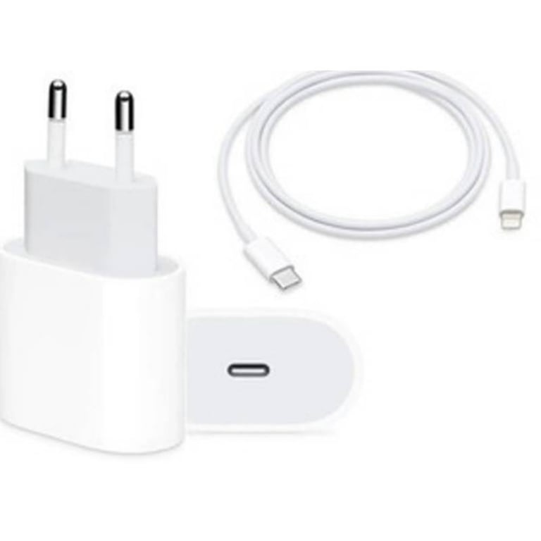 GENERICO Cargador completo de iPhone 20W Carga rapida 678SEXXR11121314 ...