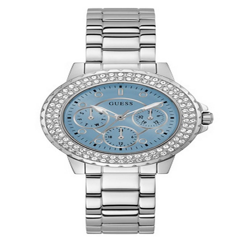 GUESS Reloj Guess Crown Jewel Silver Tone Plateado._ | falabella.com