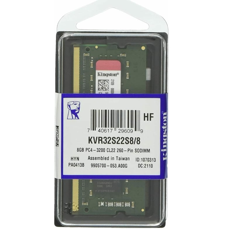 KINGSTON Memoria Ram Notebook Sodimm 8gb Ddr4 3200mhz | falabella.com