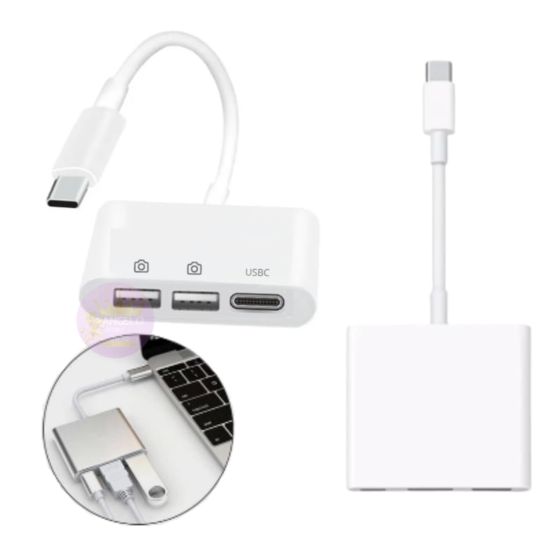 GENERICO Adaptador Usbc 3 En 1 Con Salida Tipo C | falabella.com