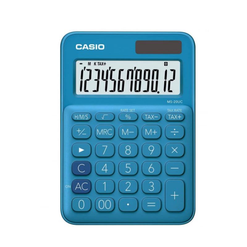 CASIO Calculadora Casio MS 20UC BU N DC Azul | falabella.com