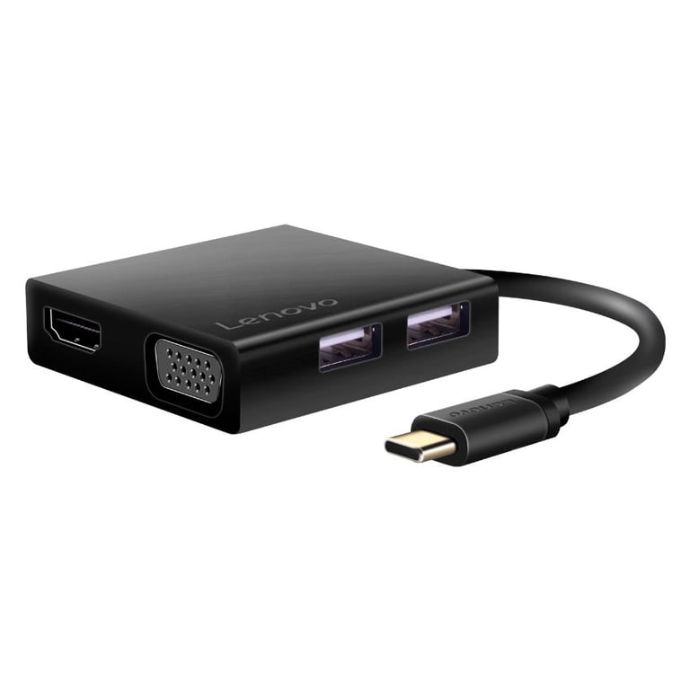 PUREPOWER Hub USB C 3 en 1 HDMI VGA y USB Lenovo | falabella.com