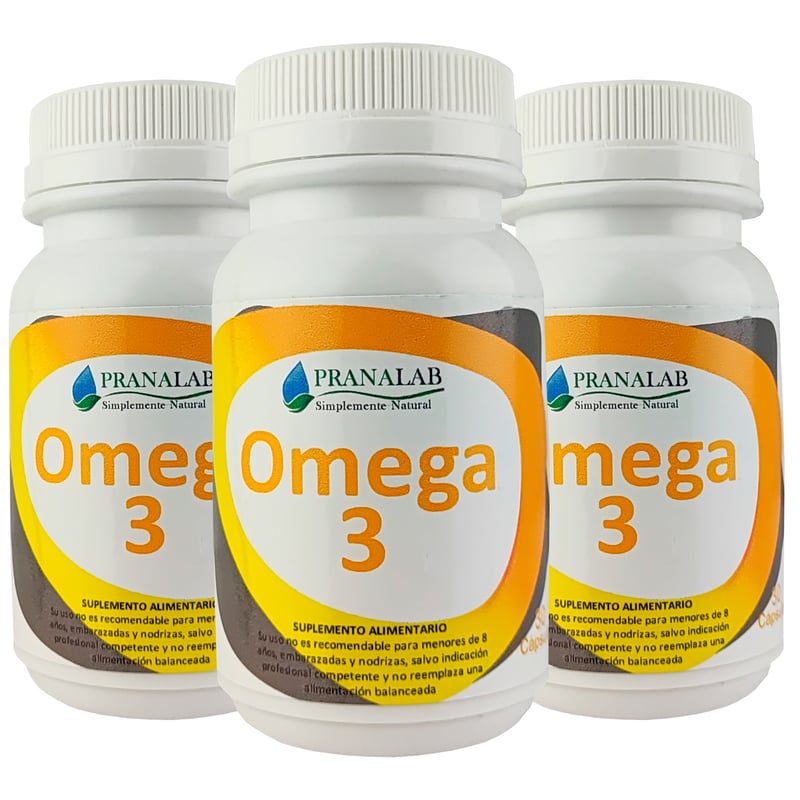 PRANALAB Omega 3 Pack de 3 Frascos 90 Cápsulas | falabella.com