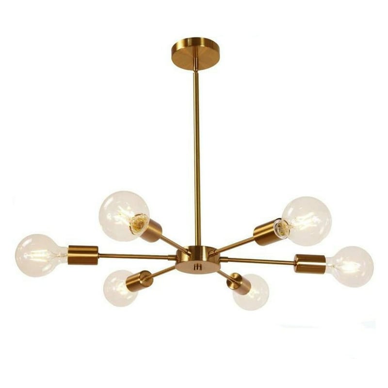MMDH Luz de techo led moderna y creativa para el hogar e27 cla179-oro ...