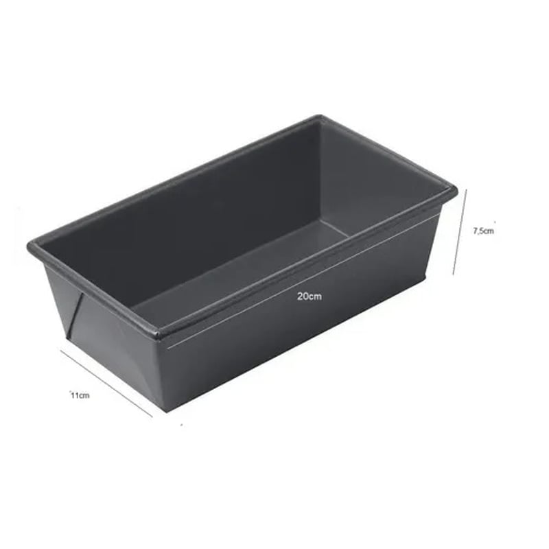 GENERICO Pack X2 Molde Pan Molde Para Pan De Molde Rectangular 20cm ...