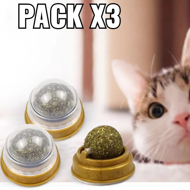 Pack X3 Hierba Gatera Tipo Bolita Prensada Snack Para Pared. | Sodimac ...