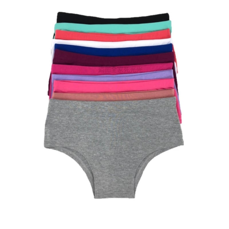 HENNE CLOTHING Pack 12 - Ropa interior de Algodón - Calzones mujer ...