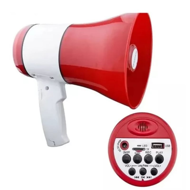 INVENCIBLE REPRODUCTOR MEGAFONO GRABA VOZ INALAMBRICO AA19 | falabella.com