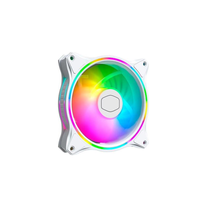 COOLER MASTER Ventilador Cooler Master Masterfan MF120 Halo White ...