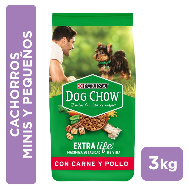 DOG CHOW Alimento seco para perro DOG CHOW® Cachorros Minis y Pequeños ...