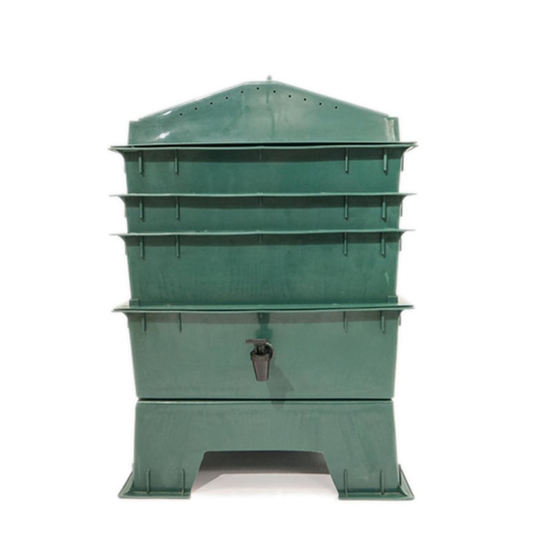 PLANTB Vermicompostera 4 Bandejas de Plastico Reciclado | falabella.com