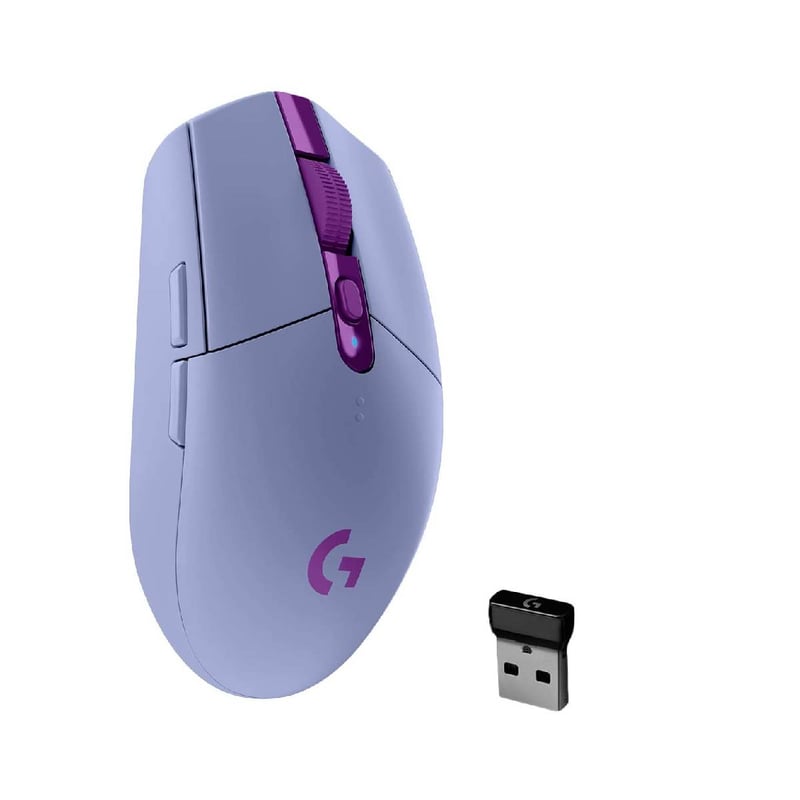 LOGITECH Mouse Gamer Inalámbrico Logitech Lightspeed G305 Lilac ...