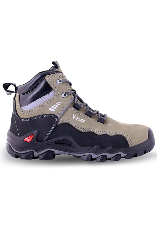 V FLEX Botín V17 Nobuck BeigeNegro Vflex V FLEX | falabella.com