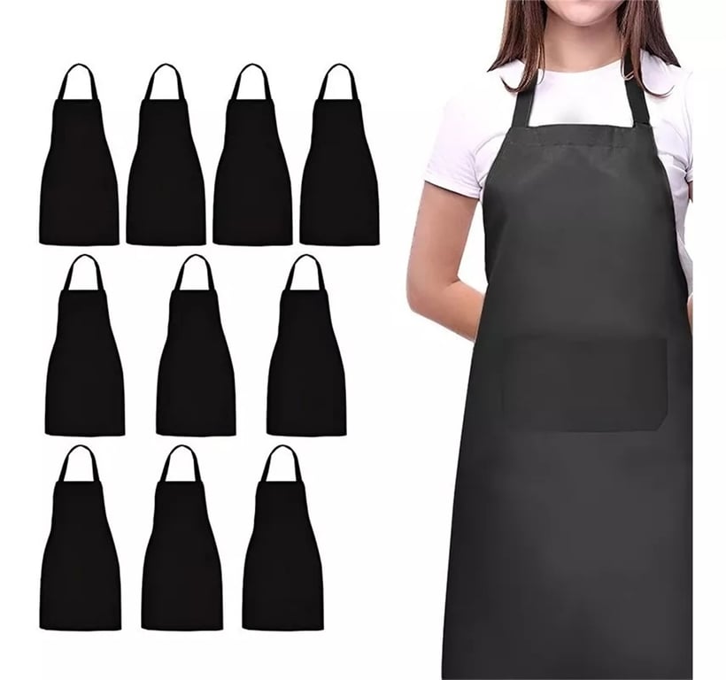 MICRO 10 Pzs Mandil Delantal Para Chef Meseros Barbería Pintores ...