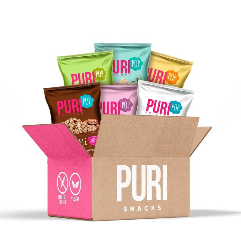 PURI SNACKS PACK 6 PURIPOP FAMILIAR | falabella.com