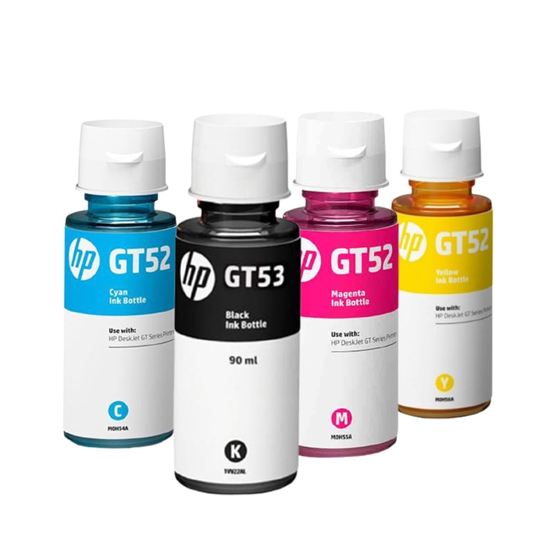 HP Tintas Hp GT52 / GT53 Pack 4 Colores | falabella.com