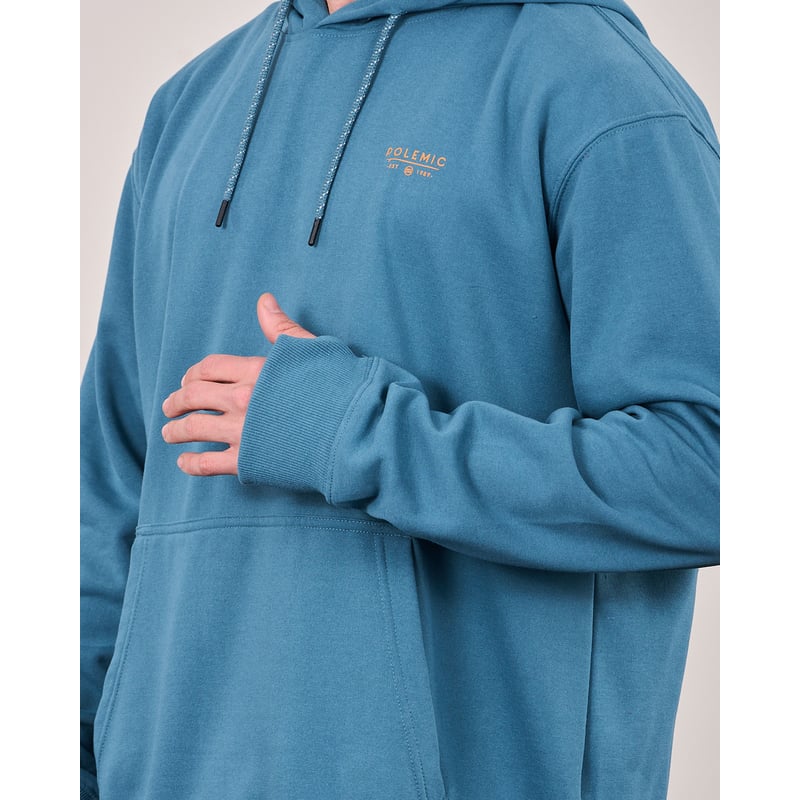 POLEMIC Poleron Oversized Fit Snow Washed Azulino Polemic | falabella.com