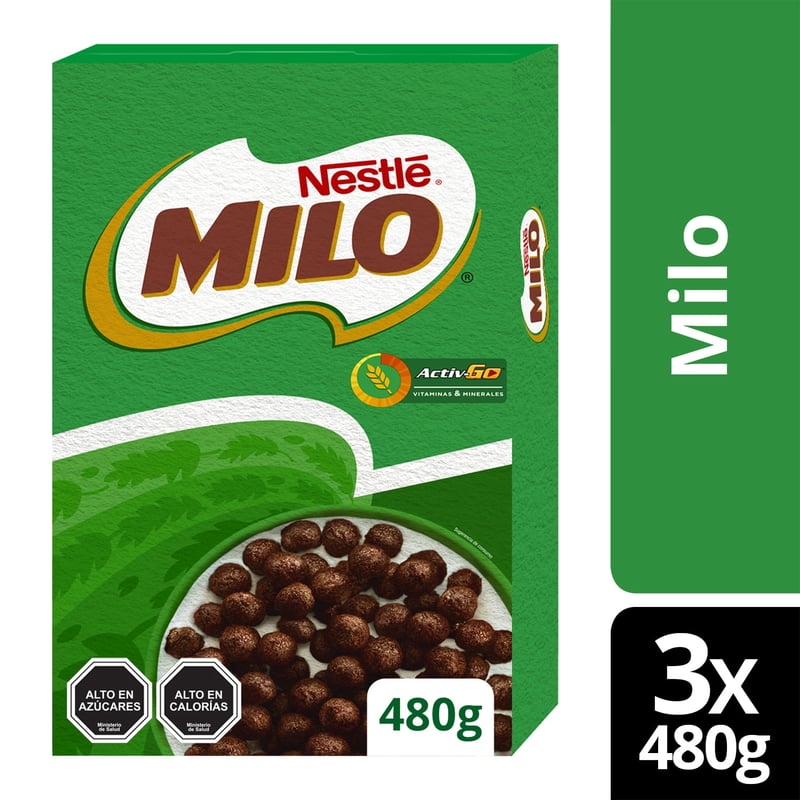 MILO Cereal Milo® 480g Pack X3 | falabella.com