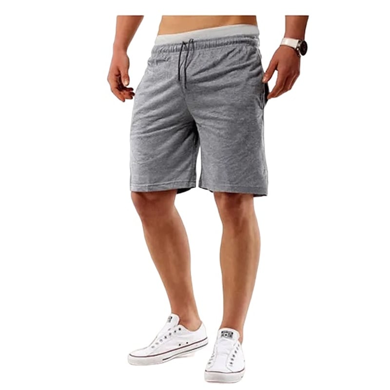 GENERICO Short De Algodón Corto Deportivo Para Hombre Con Bolsillos y ...