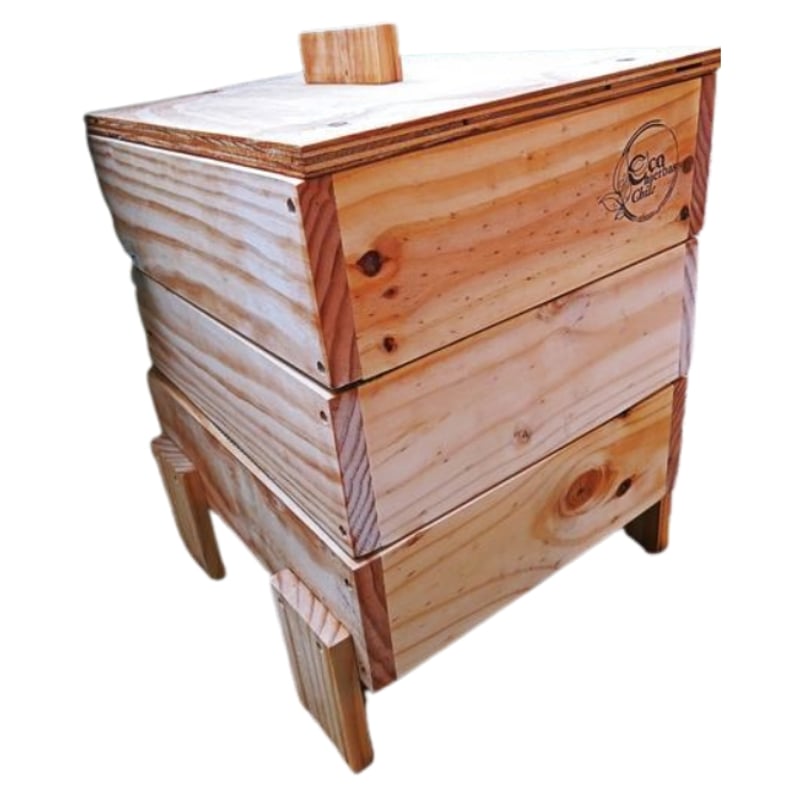 GENERICO Vermicompostera Valles en Madera con 3 Niveles | falabella.com