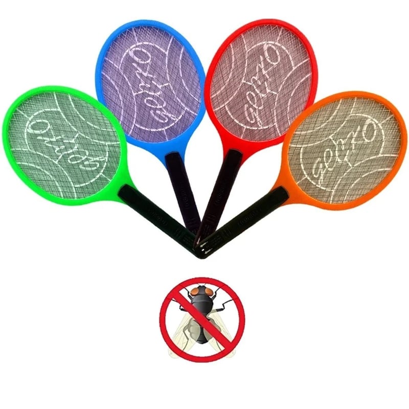 GENERICO Raqueta Mata Mosca Eléctrica Recargable Mata Insectos ...
