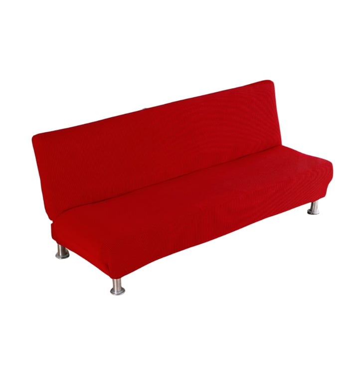 GENERICO Funda Cubre FUTON elasticada textura GRUESA CUADRILLE ...