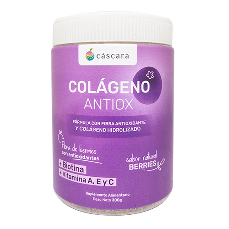 CASCARA FOODS Colágeno Antiox Sabor Berries 300 g – Cáscara | falabella.com
