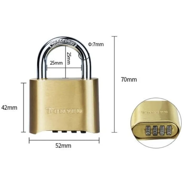 Candado para exterior con clave inoxidable | Sodimac Chile