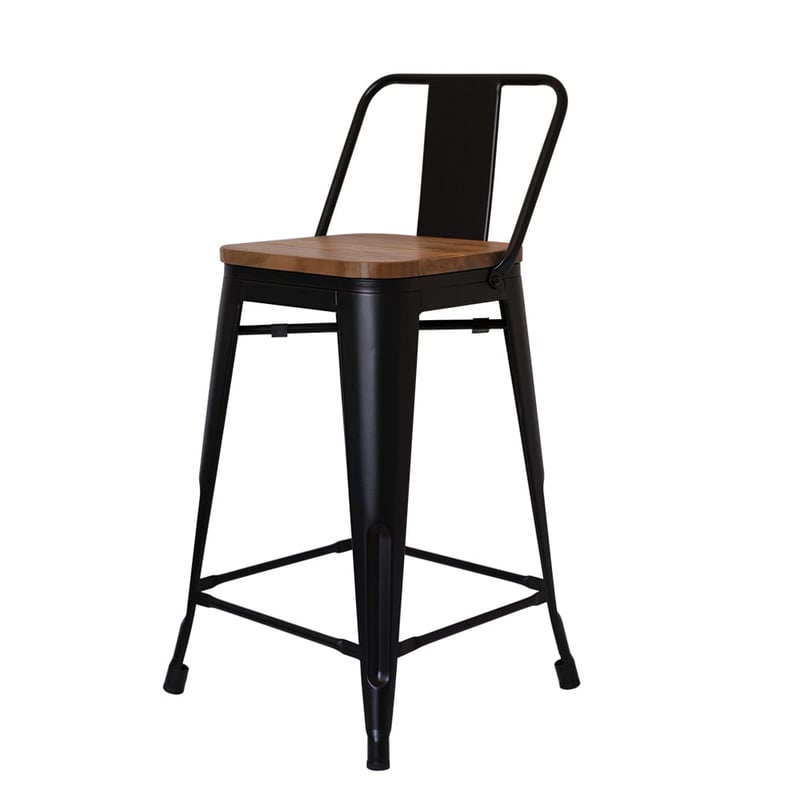 Silla Bar Tolix Madera 73 cm | Sodimac - Falabella