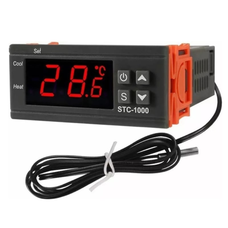 MUNDO MAGIA Termostato Digital Stc-1000 Control Temperatura 2 Salidas ...