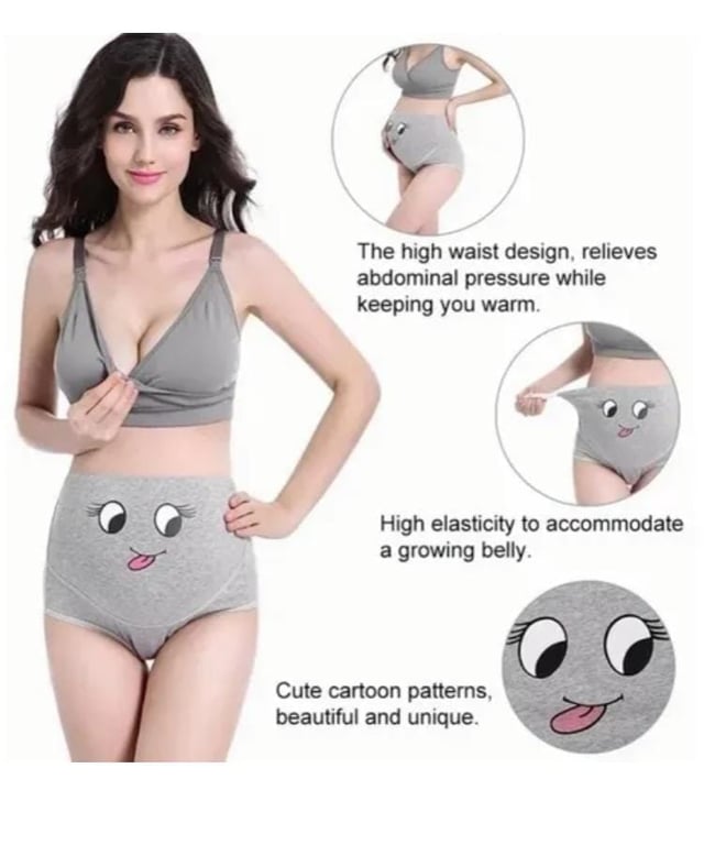 GENERICO Set De 3 Panti Pantaletas Maternidad Embarazo Con Ajustador | falabella.com