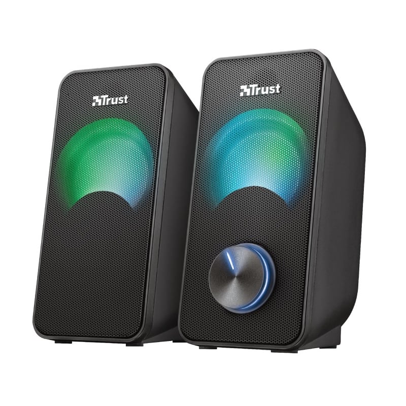 TRUST Parlante Usb Subwoofer Gamer 2.0 Trust Arys Speaker Rgb ...