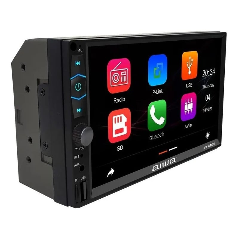 AIWA Radio de Auto 2 Din Mirrorlink Touch De 7'' AW-880BT | falabella.com