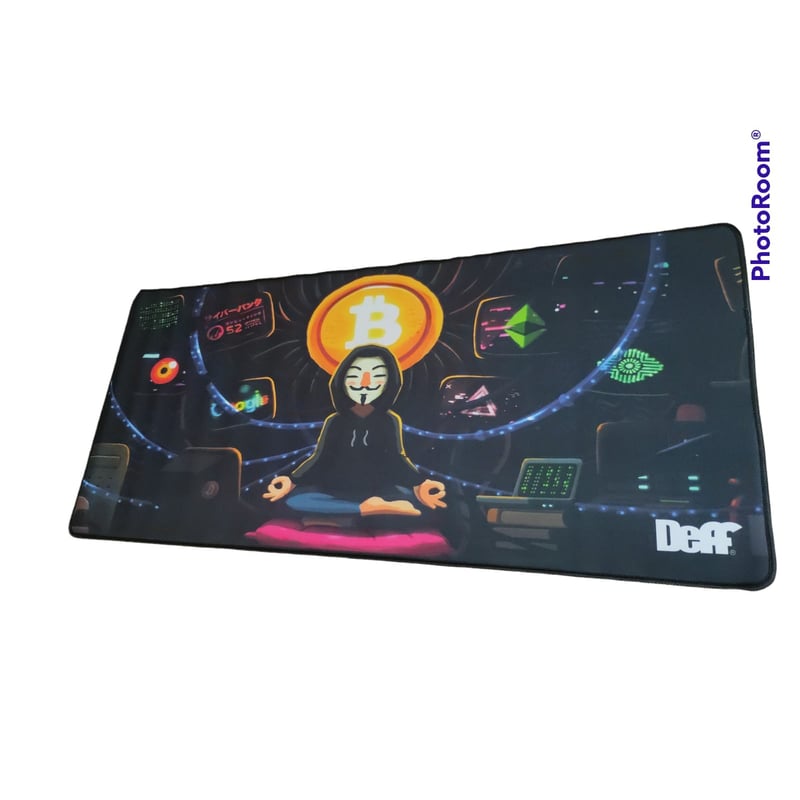 DEFF Mouse Pad Gamer bit coin gamer 90x40 | falabella.com