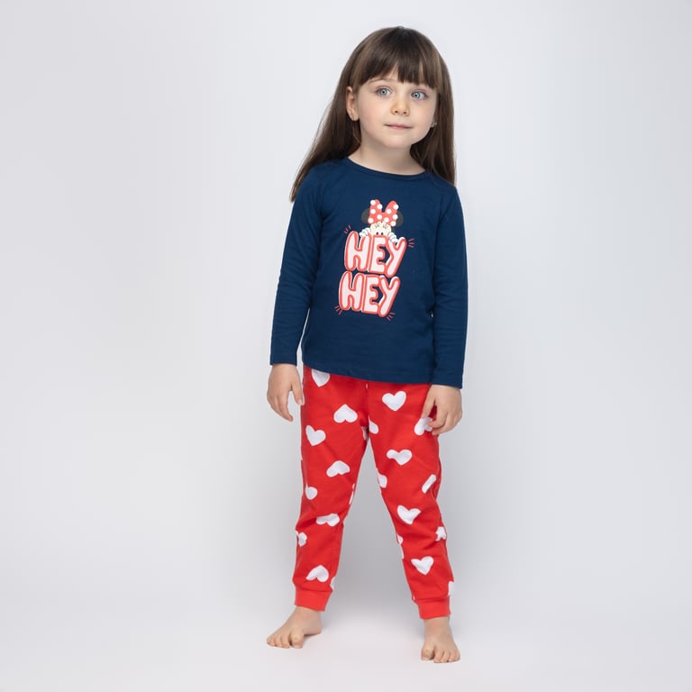 DISNEY Pijama Niña Minnie Hey Hey Azul Disney | falabella.com