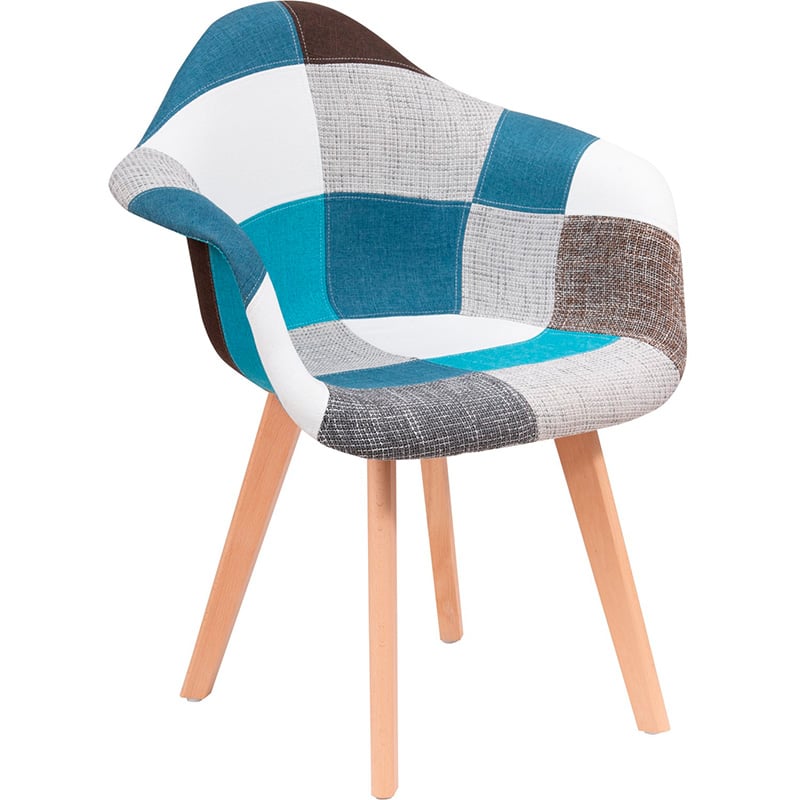 Pack 2 Butacas Sitial Poltronas Eames Patchwork | Sodimac - Falabella