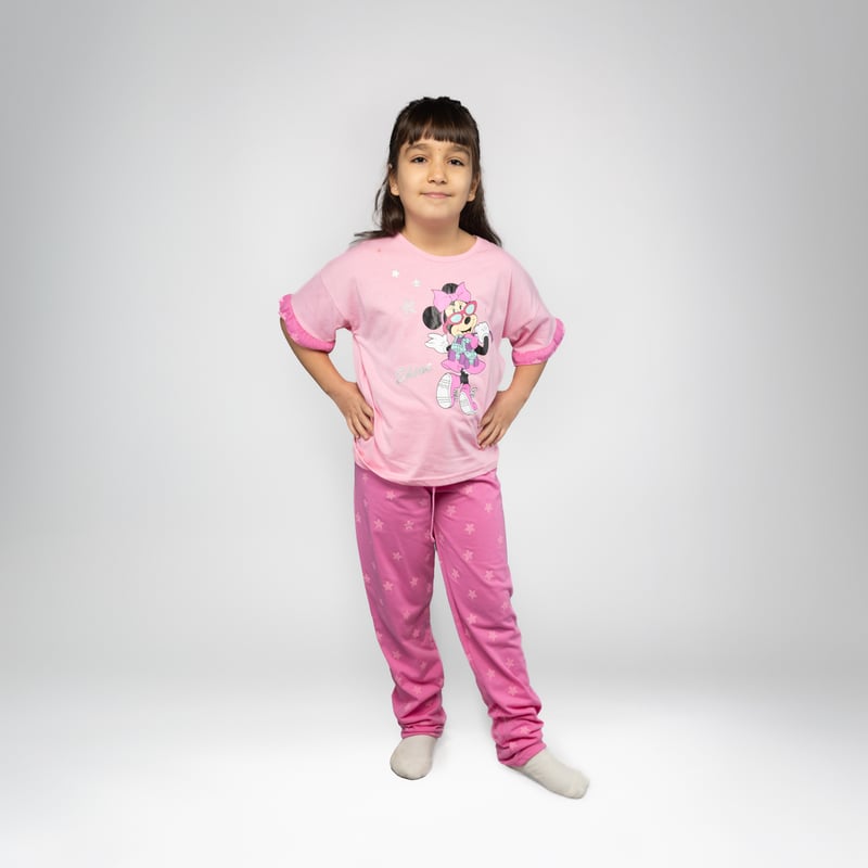 DISNEY Pijama Niña Minnie Shine Rosado Disney | falabella.com