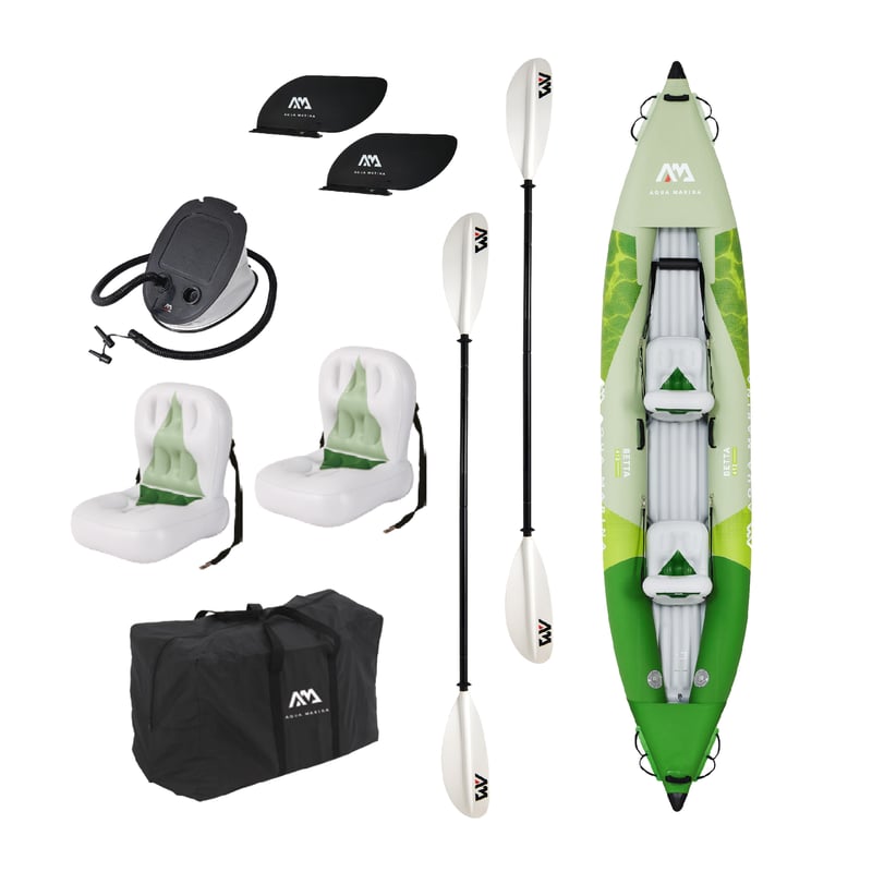 AQUA MARINA Kayak inflable / Betta Doble Leisure / Kayak 2 personas ...