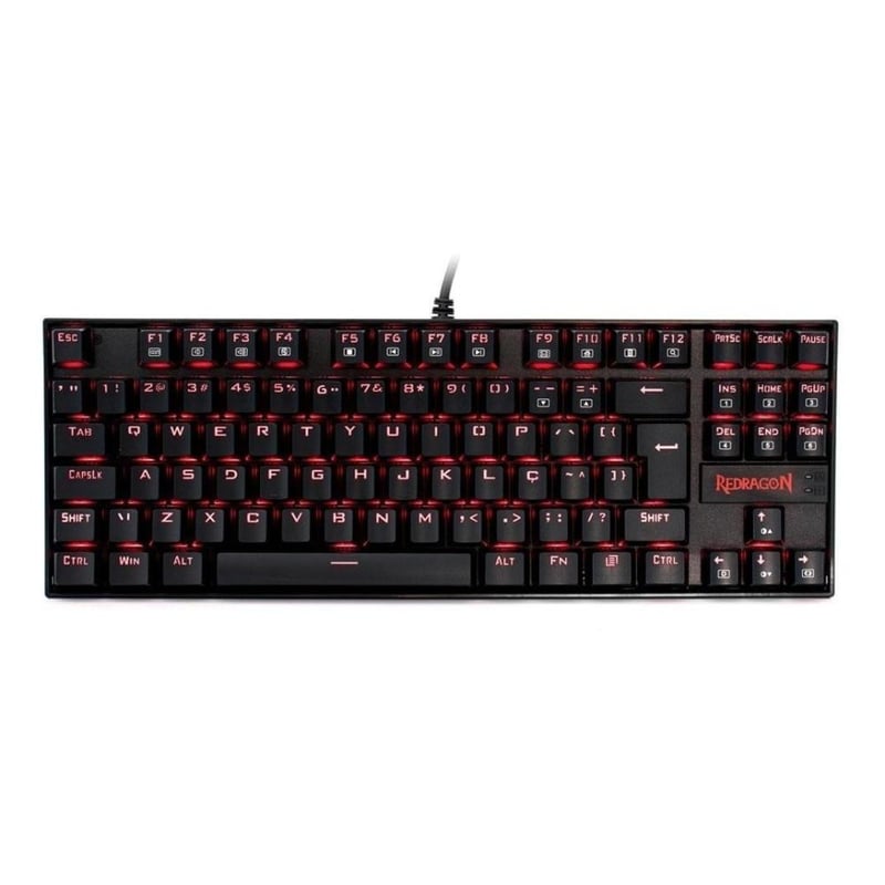 REDRAGON K552-SP K552-KR TECLADO GAMER MECANICO KUMARA BLACK ...