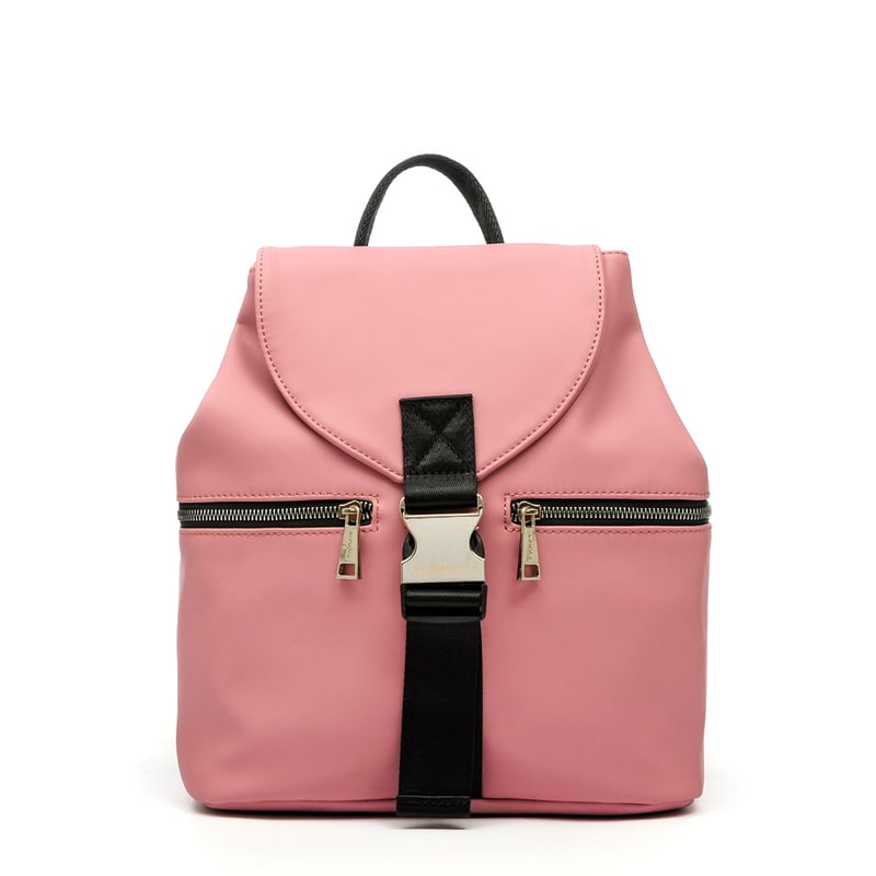 AMPHORA Mochila con tapa mediana matilde rosado | falabella.com