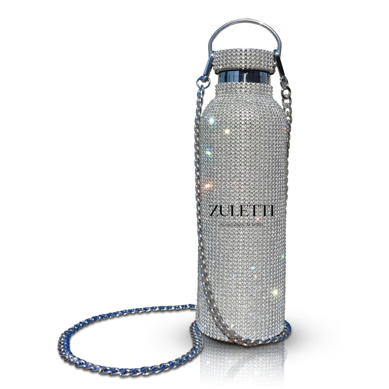 GENERICO Termo Zuletti con brillos y diamantes botella brillante 900ml ...