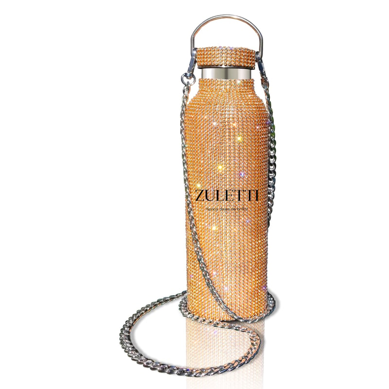 Termo Zuletti con brillos y diamantes botella brillante 900ml | Sodimac ...